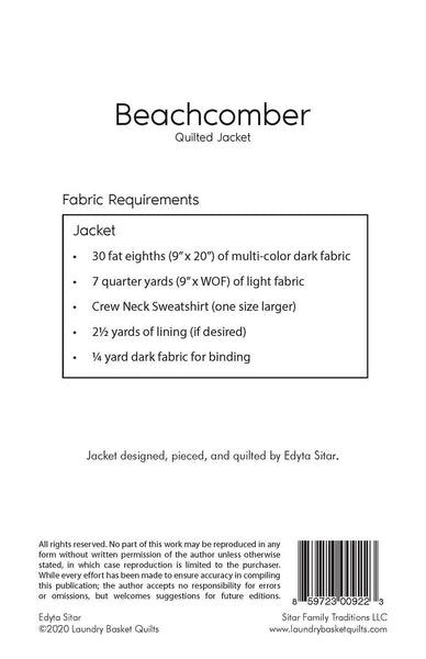 Beachcomber Jacket Pattern (Laundry Basket Quilts) – Evanston Stitchworks